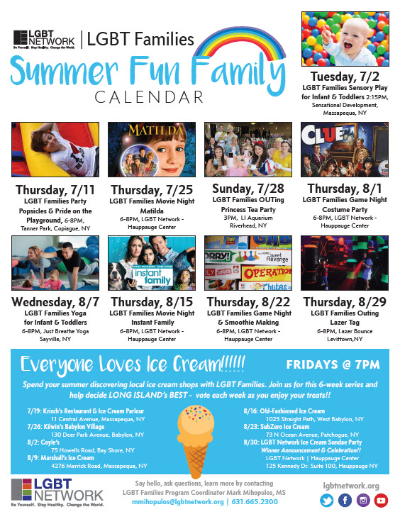 LGBT Network Families Party, Popsicles, and Pride| LIHC