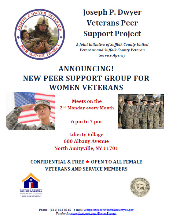 Dwyer Project Peer Support Group for Women Veterans | LIHC